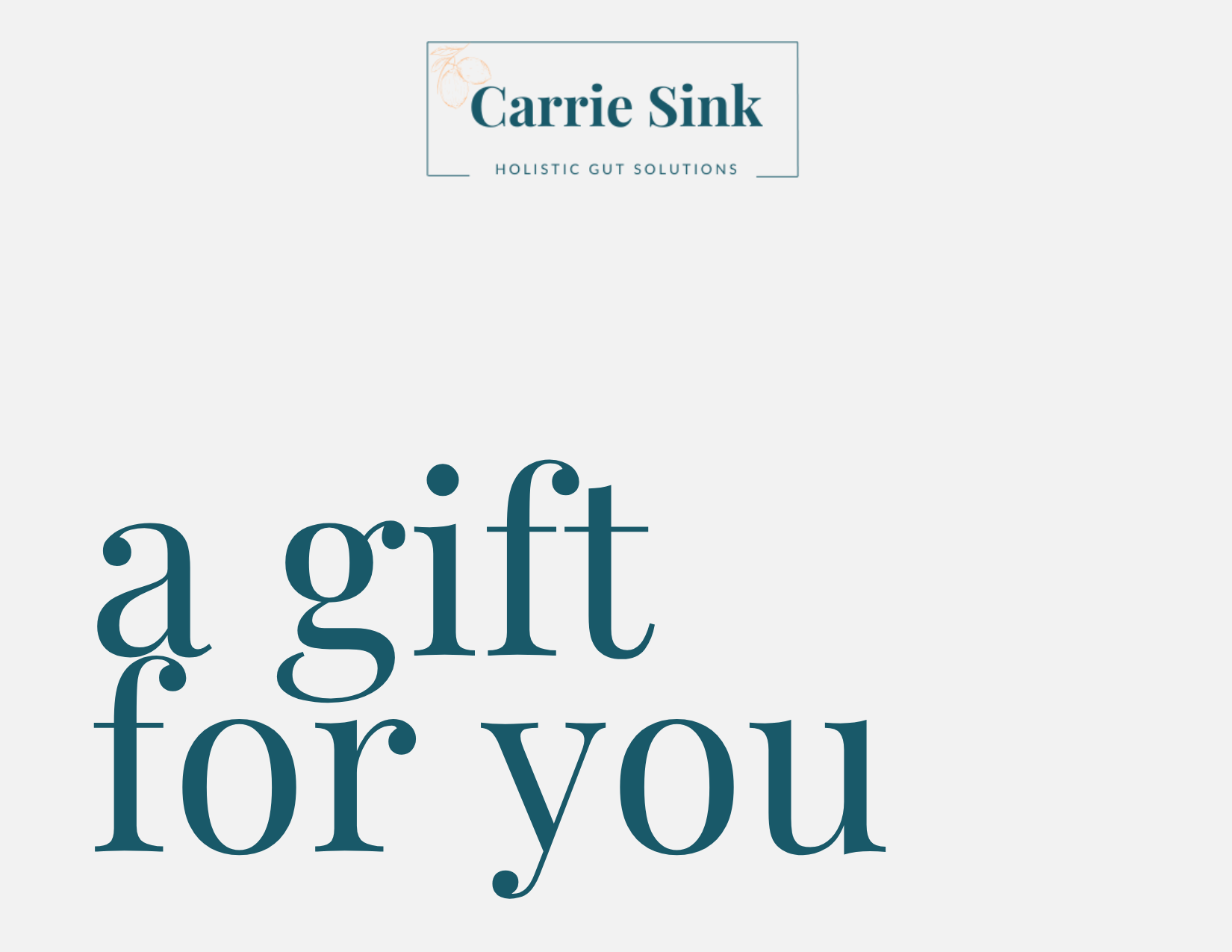 Gift Certificate: The GI Map Testing Package - Carrie Sink, CHHC